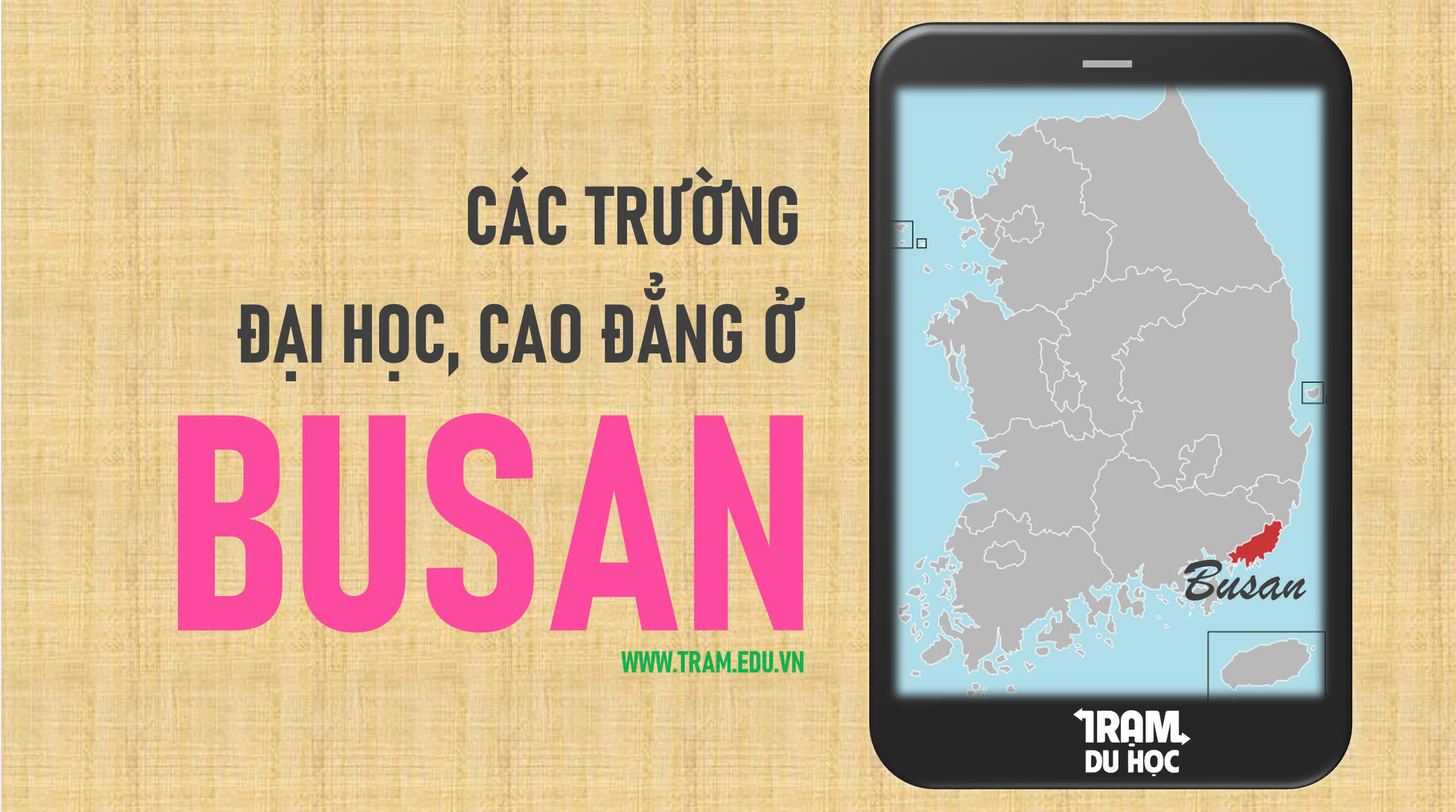 Danh sách các trường Đại học, cao đẳng ở thành phố Busan Hàn Quốc